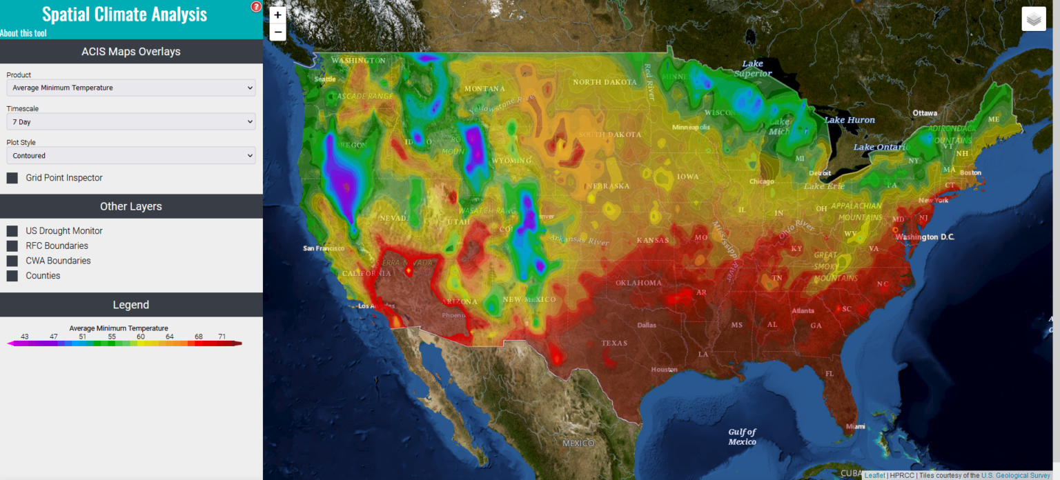 Tool Spotlight – Spatial Climate Analysis – High Plains Climate Mainstreet